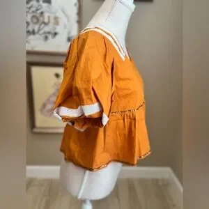 QUEEN OF SPARKLES | Tops | New Queen Of Sparkles Burnt Orange Jersey ...